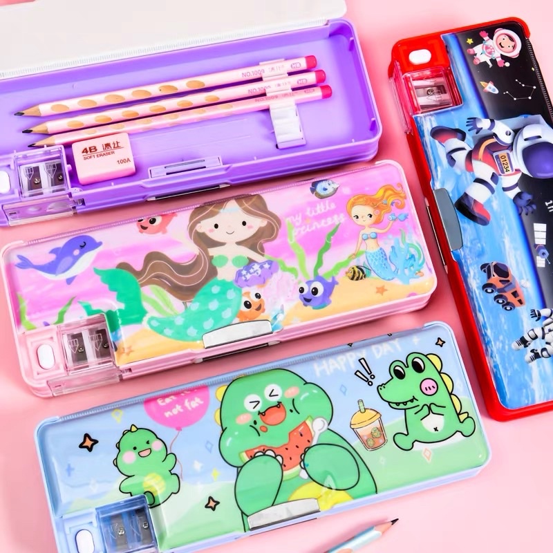 🔥Ready stock 🔥Children's Pencil Box Boy and Pencil Box Girl for Pupils ...