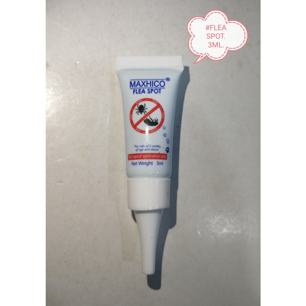 Maxhico Flea Spot 3ml Cat Tick Lice Topical Parasite Treatment Kutu ...