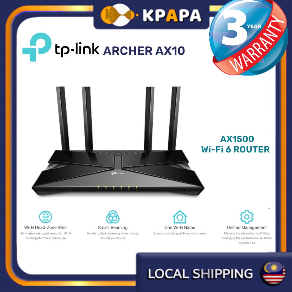 TP-Link Onemesh Archer AX10 - AX1500 Triple-Core CPU Powered Wireless ...