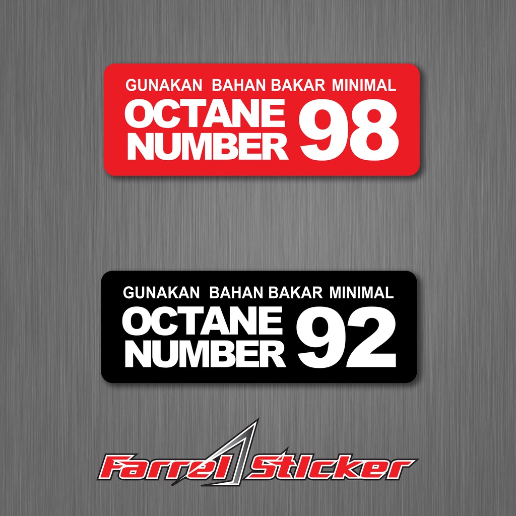 Stickers Use Fuel OCTANE NUMBER STICKER | Shopee Malaysia