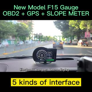 ‼️New Model🇲🇾 F15 Car OBD OBD2 Meter GPS Digital Scanner Speedometer ...