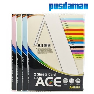 ACE 2 Sheet Card 120gsm 100's (Light Color) | Shopee Malaysia