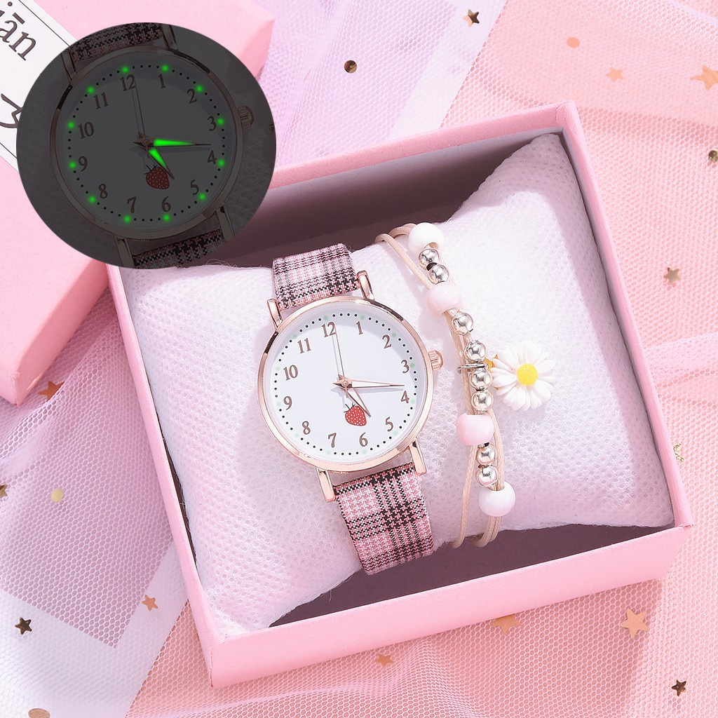 Female watch student girl cute electronic watch pointer display watch ...