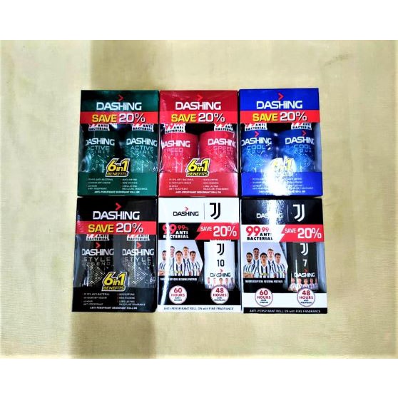 Dashing Deodorant Roll On TwinPack 50ML x 2 [Ready Stock] | Shopee Malaysia