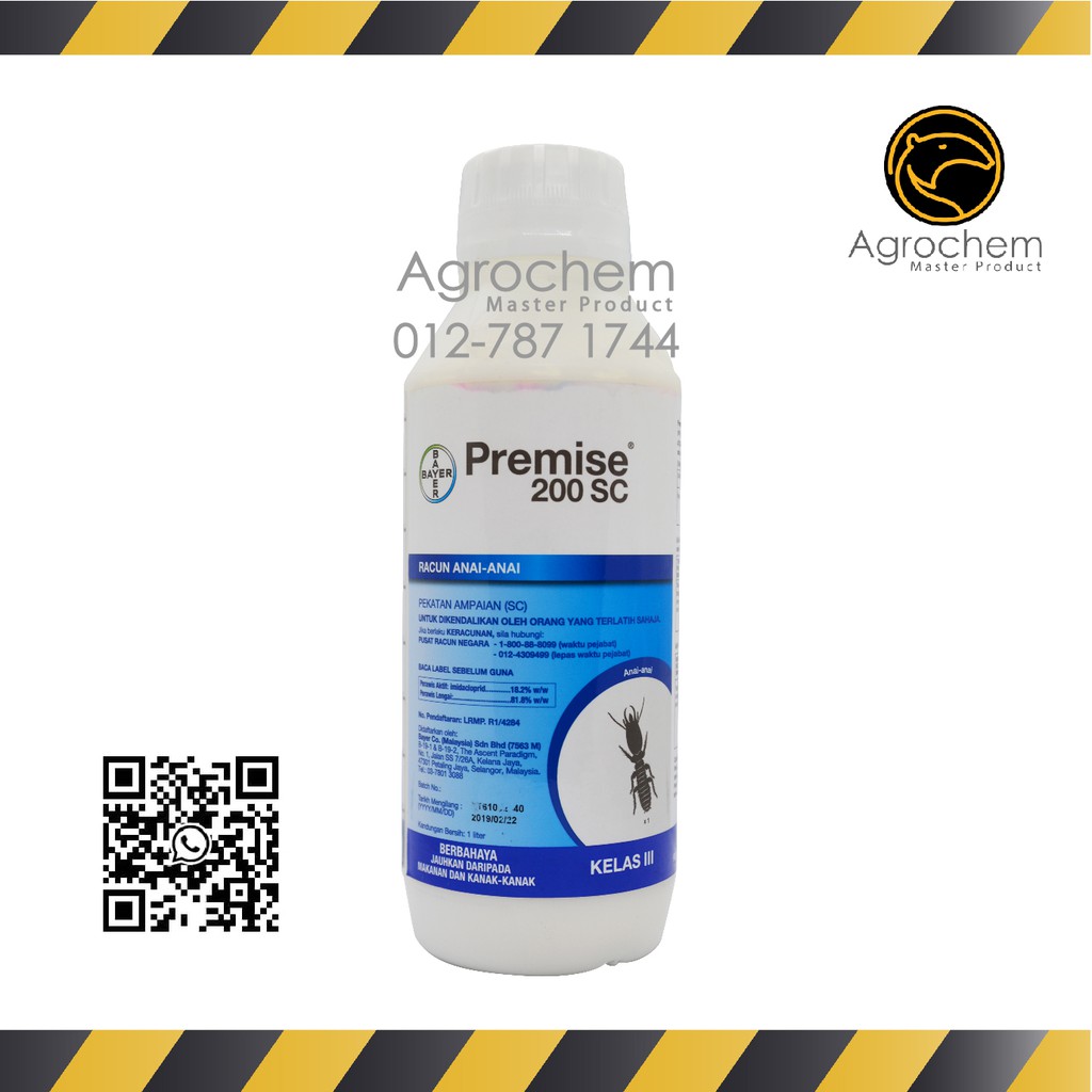 BAYER PREMISE 200 SC. Termite Elimination Chemical (Germany formulated ...