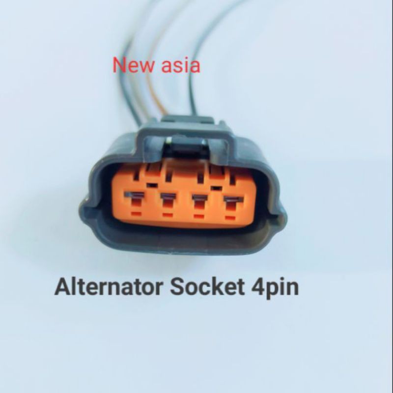 4 Pin Proton Waja1.6 VR4 Sonata Nissan Alternator Socket Connector ...