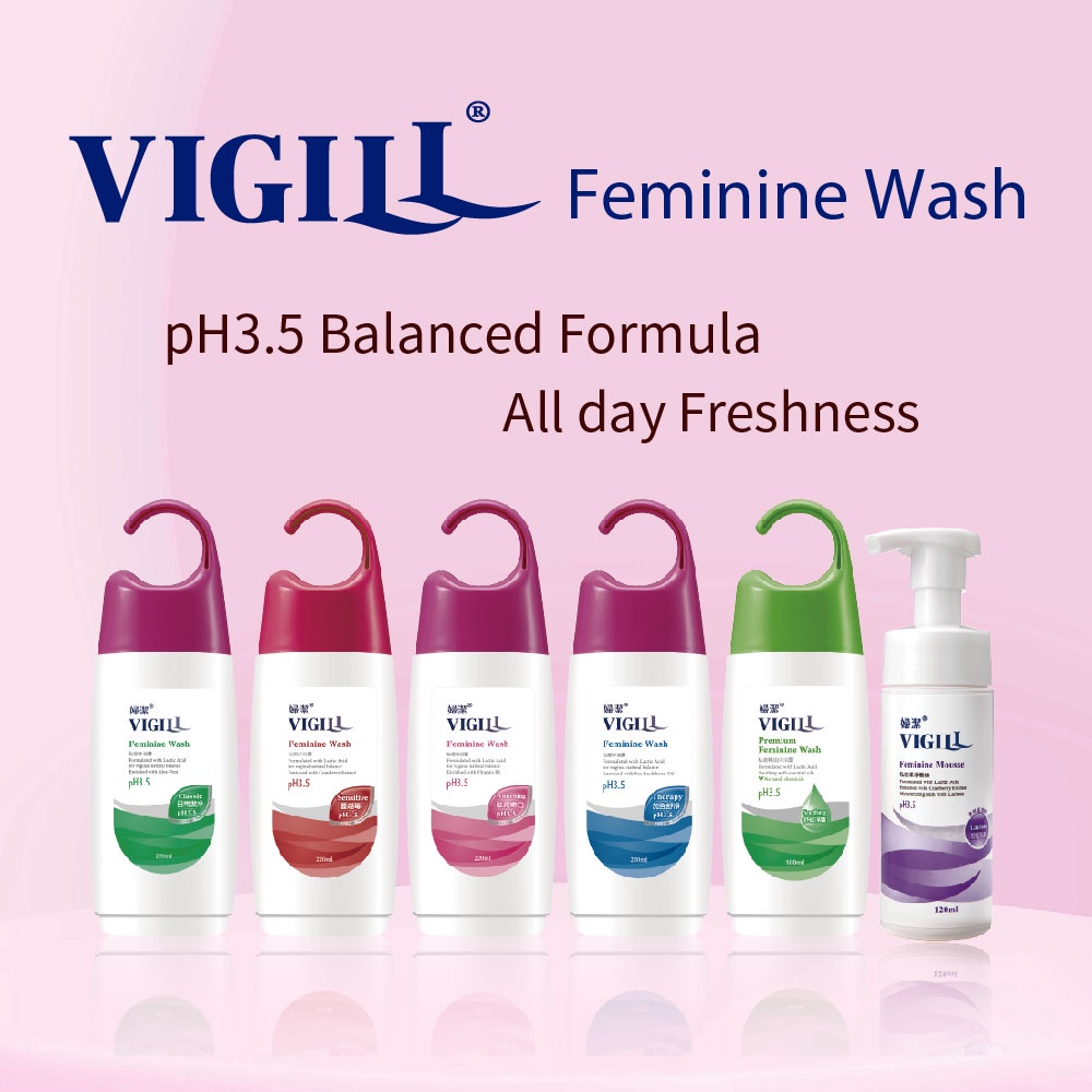 【现货正品100%】VIGILL-Daily Feminine Wash/Intimate Wash/Private Body Wash/Daily Shower Wash/Ph ...