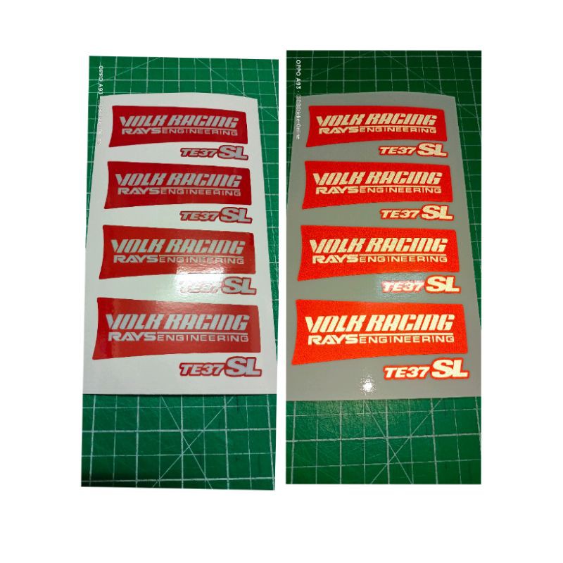 TE.37 SL Volk Racing RIMS Reflective Sticker | Shopee Malaysia