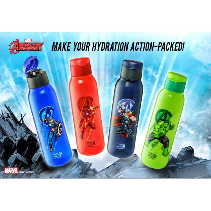 Avengers Eco Bottle Iron Man Captain America Thor Hulk Tupperware ...