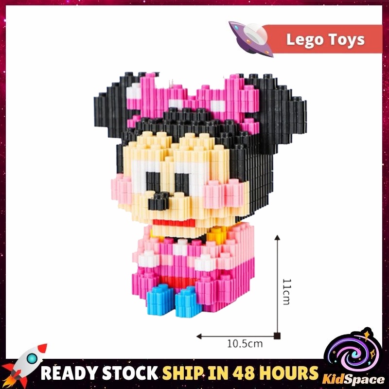 KidSpace DIY Disney Cartoon Mini Lego Block Nano Magic Block Toy Character Model Building Blocks ...