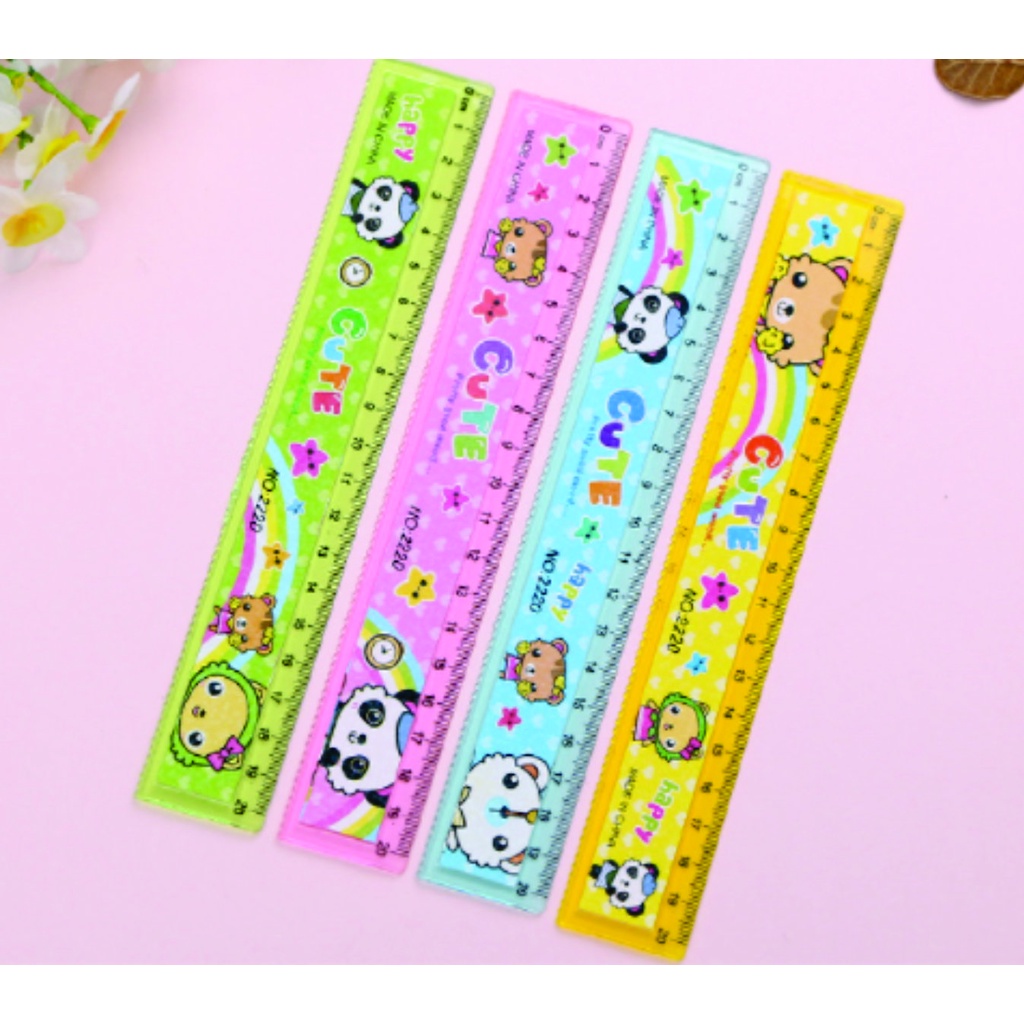 [🇲🇾Ready Stock] Ruler Straight Line Wavy line Dual-purpose Ruler 20CM ...