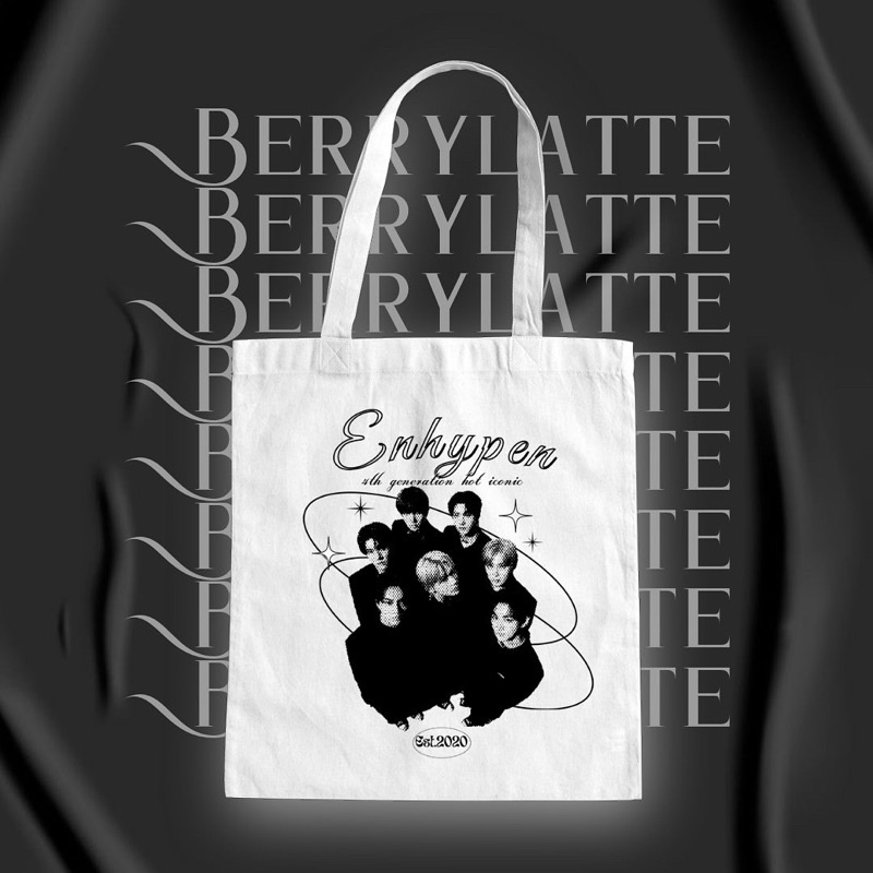 Kpop NCT BTS ENHYPEN TOTE BAG | Shopee Malaysia