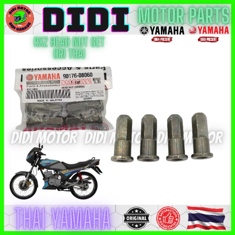 DIDI MOTORPARTS Rxz Head Nut Set Ori Thai Yamaha | Shopee Malaysia