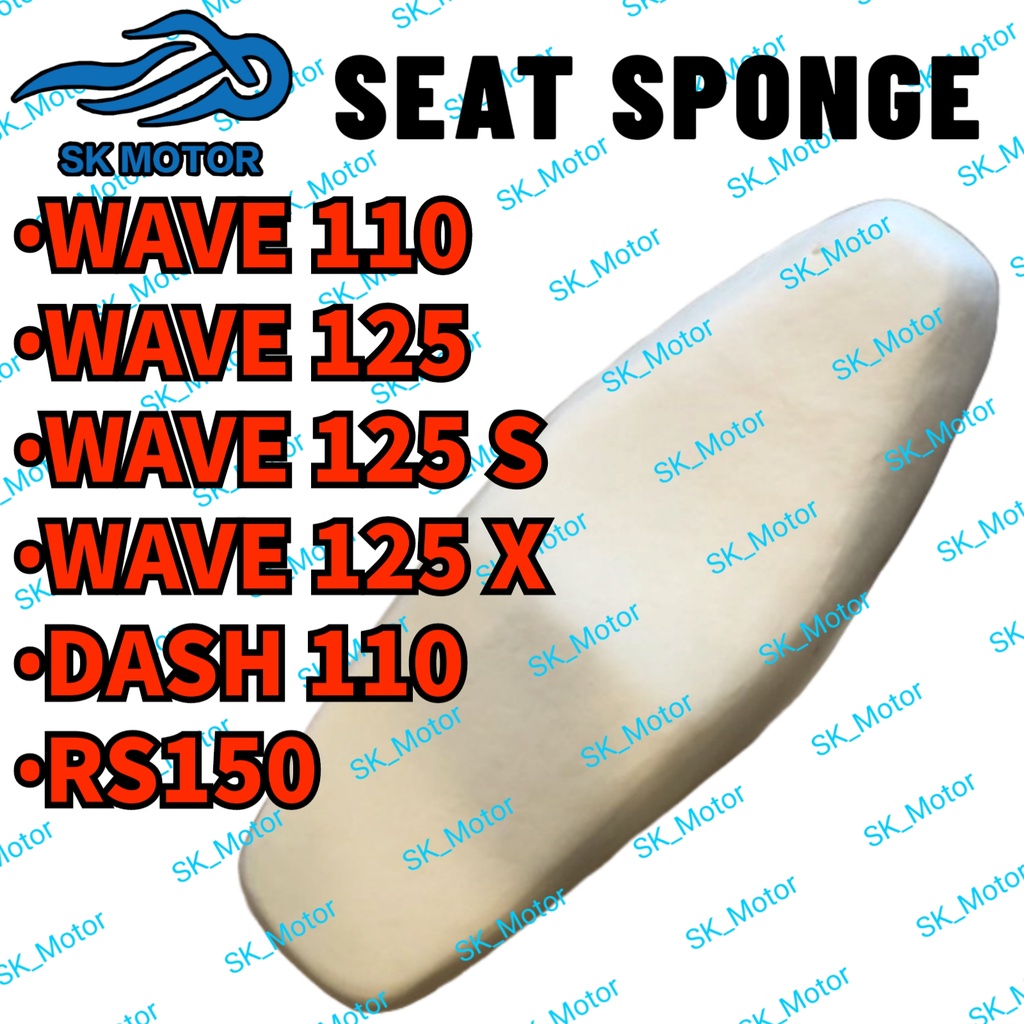 Honda WAVE 110 WAVE 125 S X DASH 110 RS150 Seat Span Sponge Spam Fiber Foam Span Kusyen Cushion ...