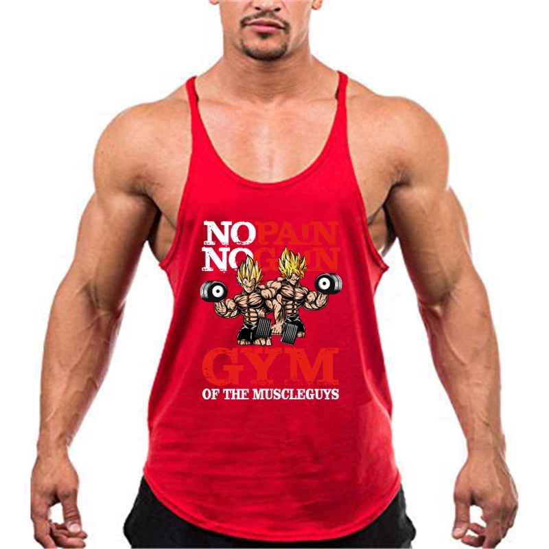 New Mens gyms stringer tank top fitness clothing canotta bodybuilding ...