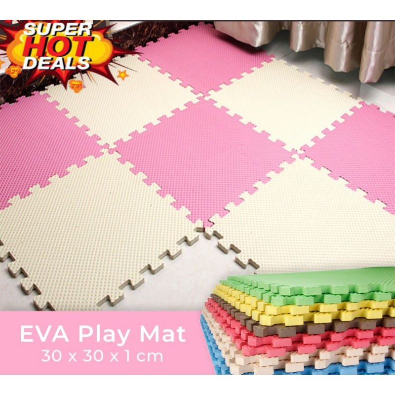 🌈Baby Playmat 💖Puzzle Crawl Mat (30X30CM) Crawling Mat Eco-Friendly ...