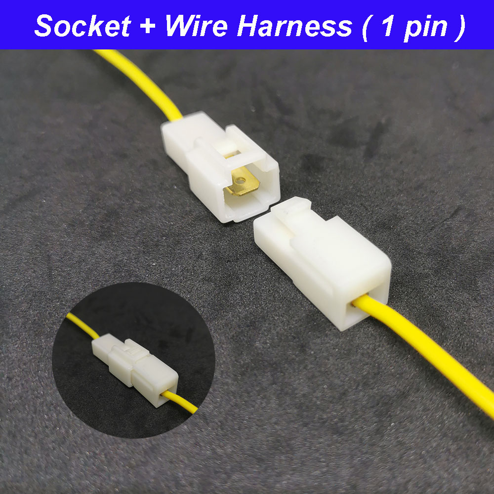 CS 1/2/3/4/6/8PIN Male Female Socket Wayar Lampu Sambung Connector Plug ...