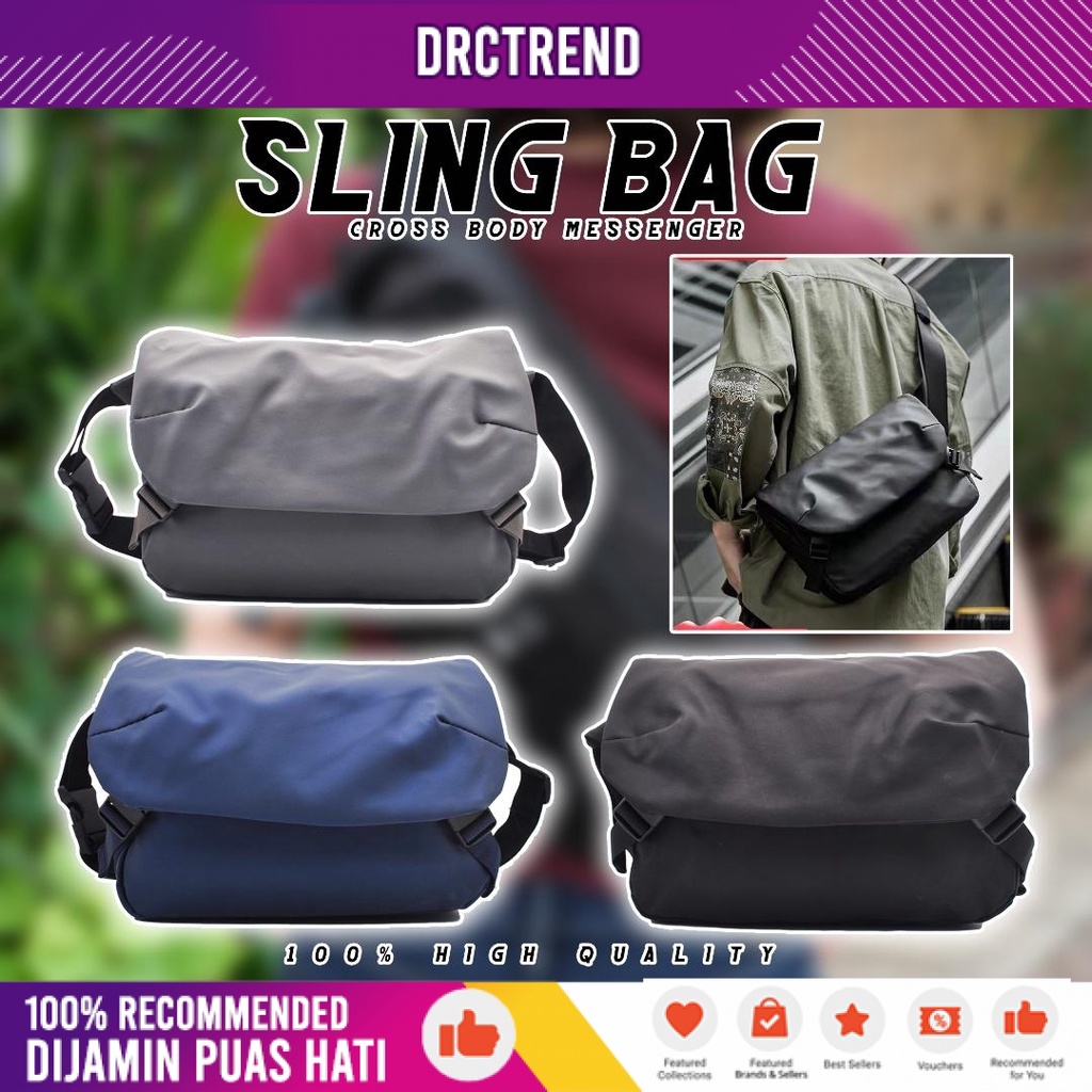 MEN SLING BAG CROSS BODY BAG MESSENGER BAG BEG SILANG LELAKI MEN ...