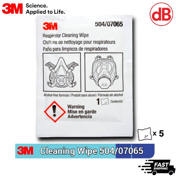 3M Respirator Cleaning Wipes 504/ 07065 | Shopee Malaysia