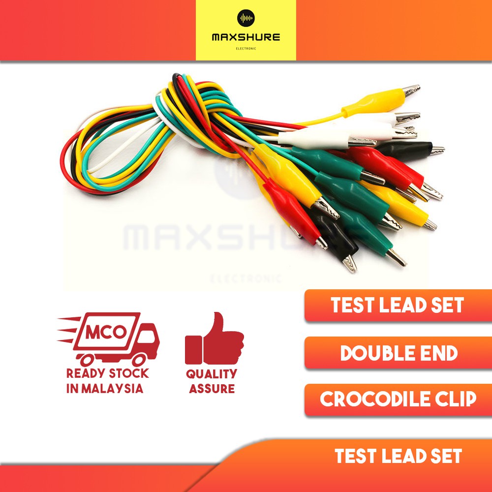 [MaxShure] 10pcs 28mm / 35mm / 45mm Double Ended Crocodile Clip ...