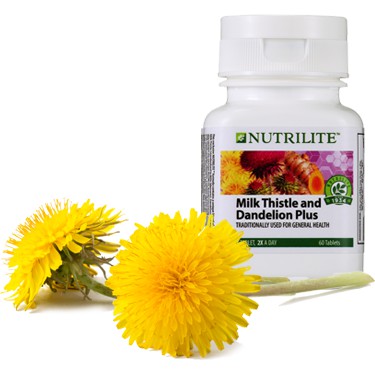 NUTRILITE Milk Thistle and Dandelion Plus 60 tab (Organic & Authentic ...