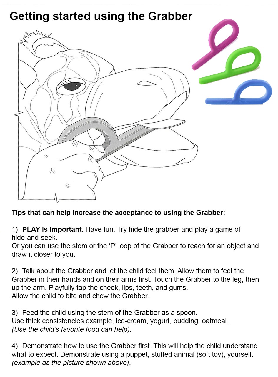 ARK's Original Grabber Smooth Speech Delay Oral Therapy Autism | Shopee ...