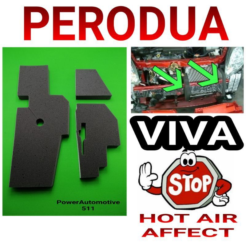 (Include Double Side Tape) Perodua Viva Aircond Condenser Sponge Or ...