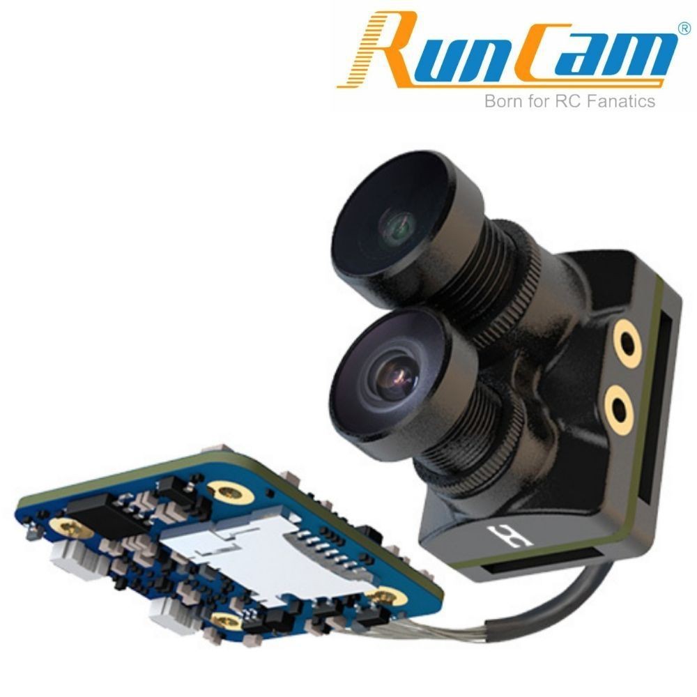 RunCam Hybrid 4K 30fps FOV 145 Degree HD Recording DVR Dual Lens Mini ...