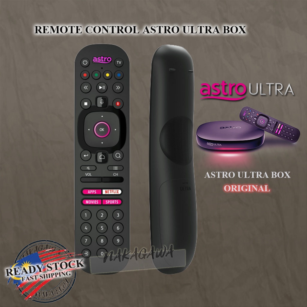 ASTRO ULTRA BOX REMOTE CONTROL NEW MODEL NETFLIX (ORIGINAL) / RM-L1712 ...