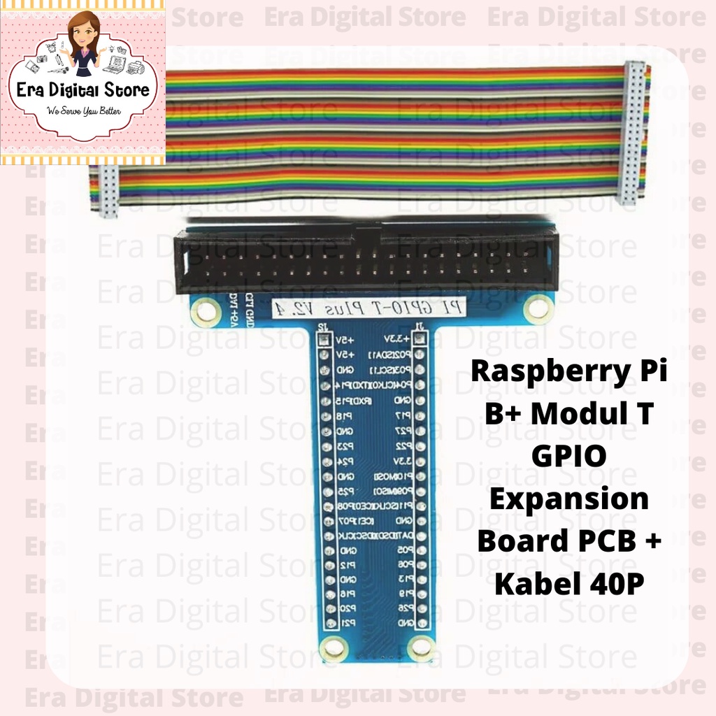 40p Cable + Raspberry Pi B+ Module T GPIO Expansion Board PCB | Shopee ...