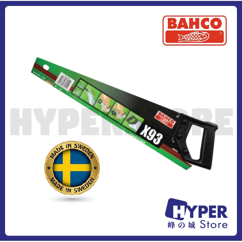 Bahco X93 (19'' / 22'') Superior Wood Hand Saw / Gegaji Kayu Tangan ...