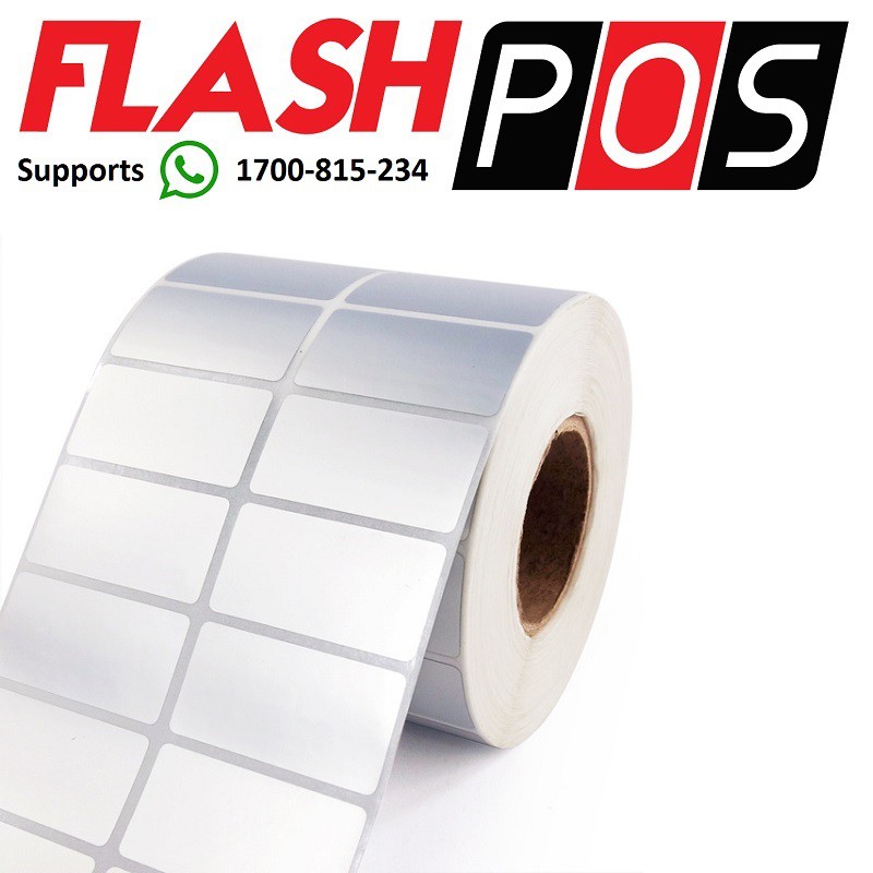 35mm (Width) * 25mm (Height) * 4000pcs 2 columns Barcode Sticker ...