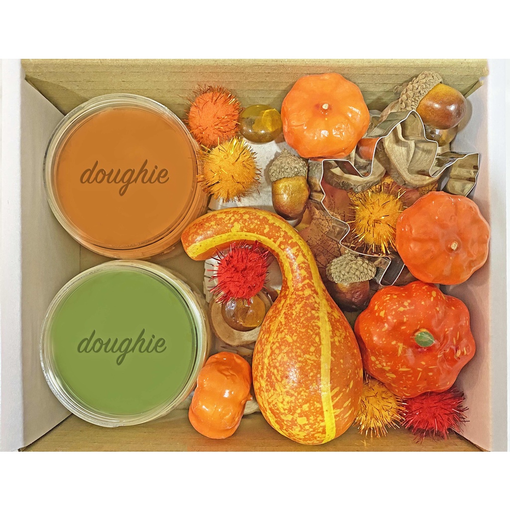 Fall Harvest Play Dough Mini Kit Set | Montessori Educational Sensory ...