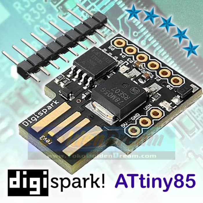 Digispark ATtiny85 Mini Kickstarter Arduino Board USB AT TINY85 Micro ...