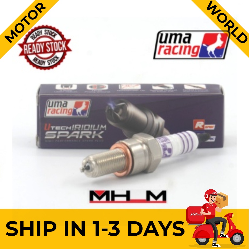 🔥UMA RACING Spark Plug Iridium ORIGINAL SPAREPART MOTORCYCLE 🔥 | Shopee ...