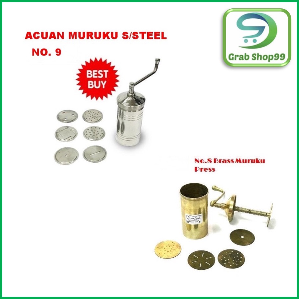 Acuan Muruku Tembaga /Acuan Muruku Stainless Steel/ Murukku Mould ...