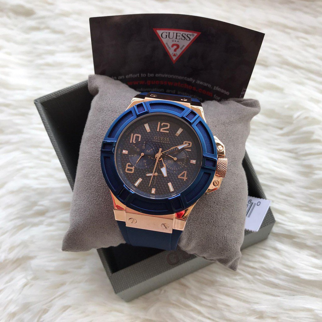 ORIGINAL GUESS RIGOR WATCH W0247G | Shopee Malaysia