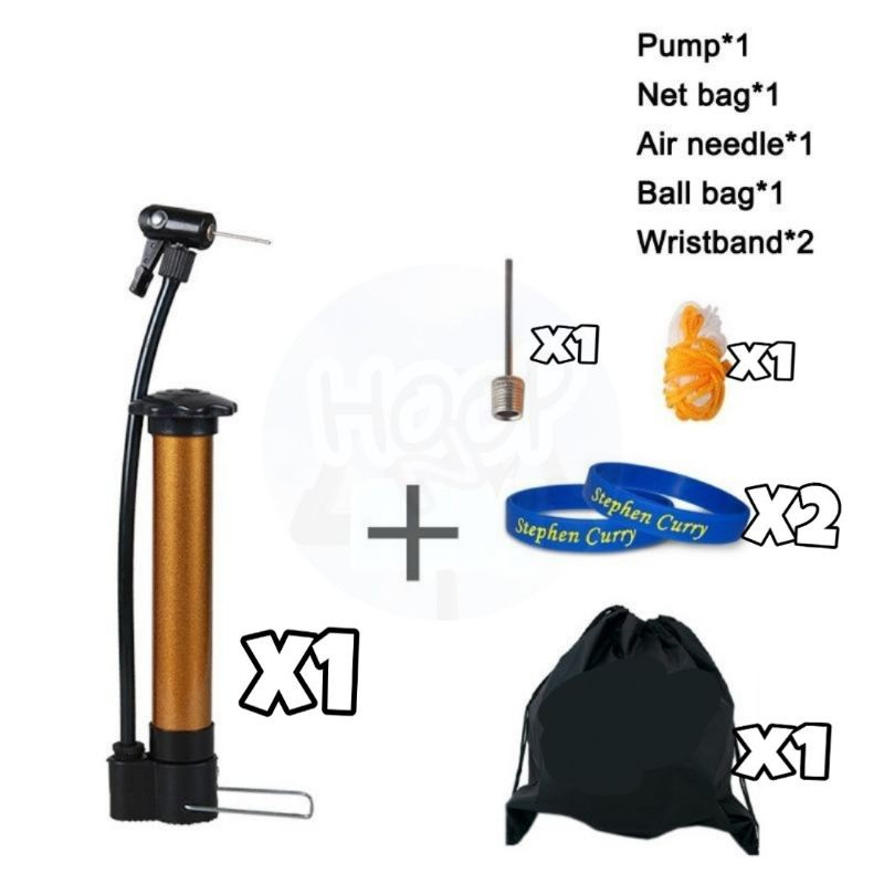 Portable Hand Pump Manual Hand Air Pump Ball Hand Pump Pam Angin Bola ...