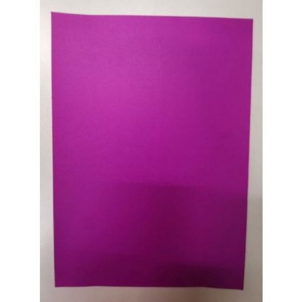 Florescent sticker/lutsinar A4 pink yellow green blue orange purple red ...