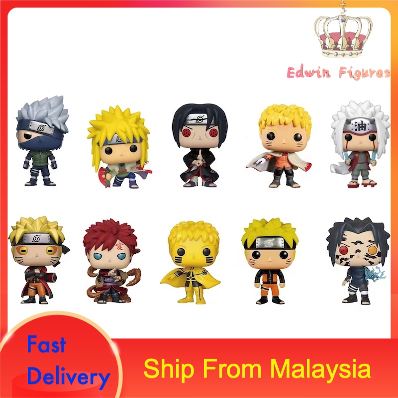 Anime Naruto FUNKO POP 火影忍者 Naruto Uzumaki Gaara Kakashi Namikaze ...