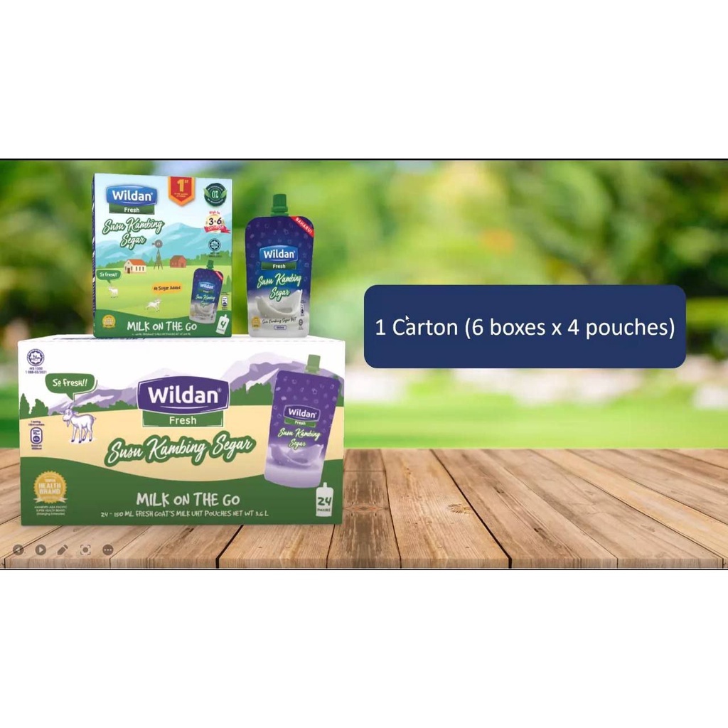 WILDAN FRESH MILK SUSU KAMBING SEGAR UHT WILDAN FRESH 100% SUSU KAMBING ...