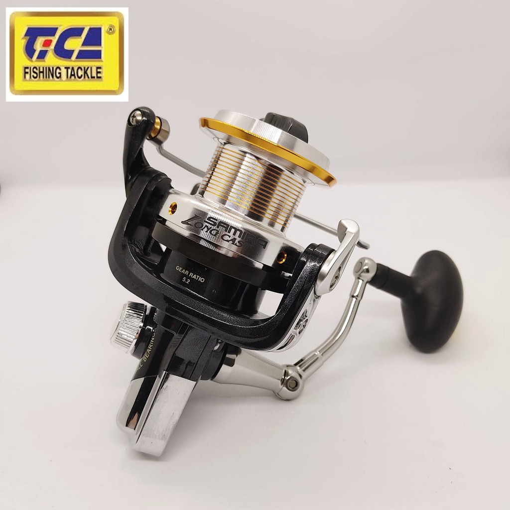 TICA SAMIRA LONG CAST SLAT SERIES 5000| fishing reels| mesin memancing ...