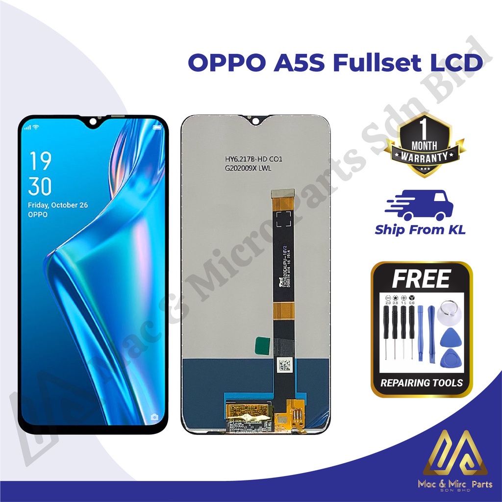 OPPO A5S Fullset LCD ORIGINAL Quality Touch Screen Digitizer ...