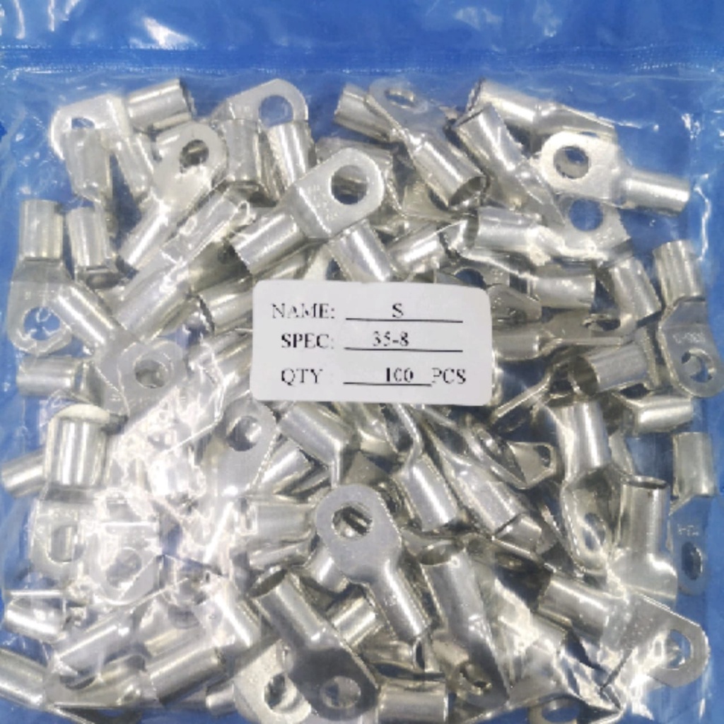 Cable Lug SC Tinned Copper Cable Lug Wire Connector SC10-6 SC10-8 SC16 ...