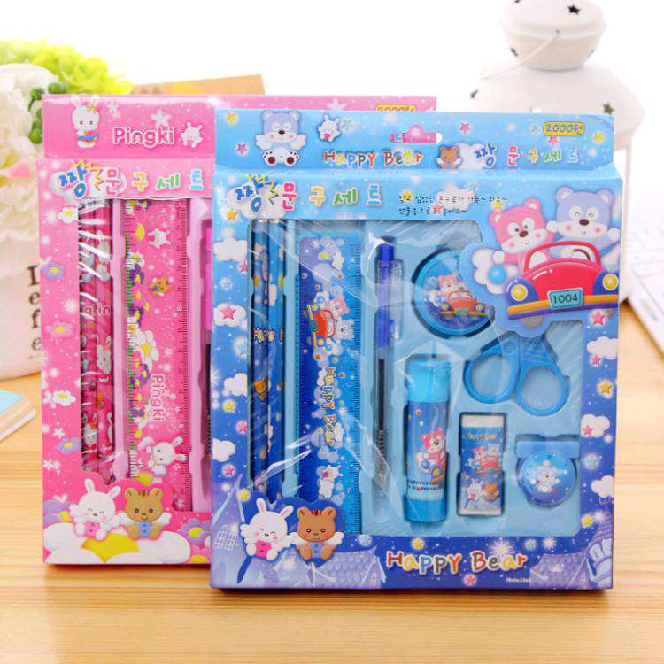 Cartoon Stationary Drawing Pencil Set Stationery Set | Shopee Malaysia