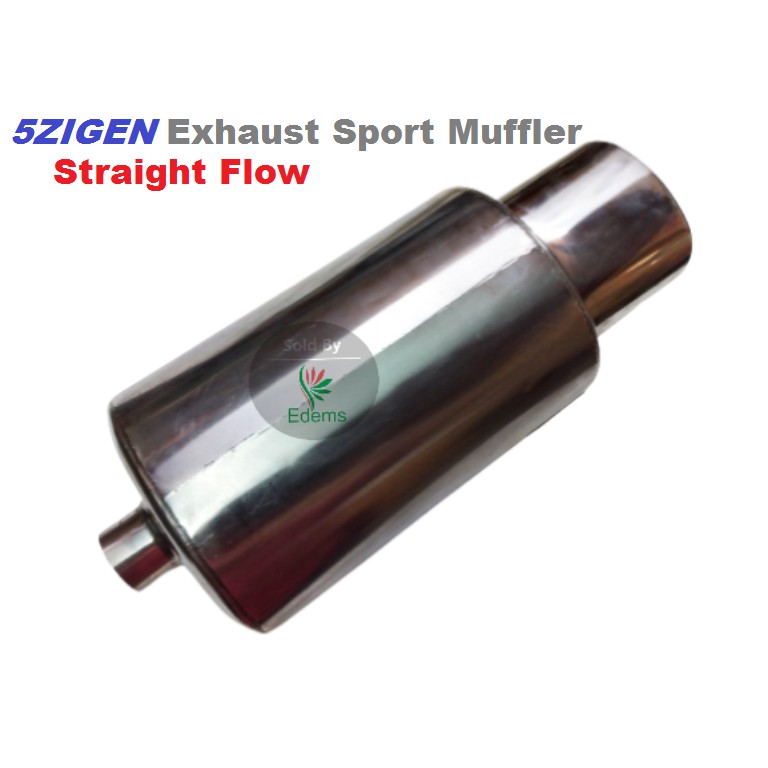 HKS JASMA 5ZIGEN Muffler exhaust 2" Inlet Stainless Steel Exhaust ...