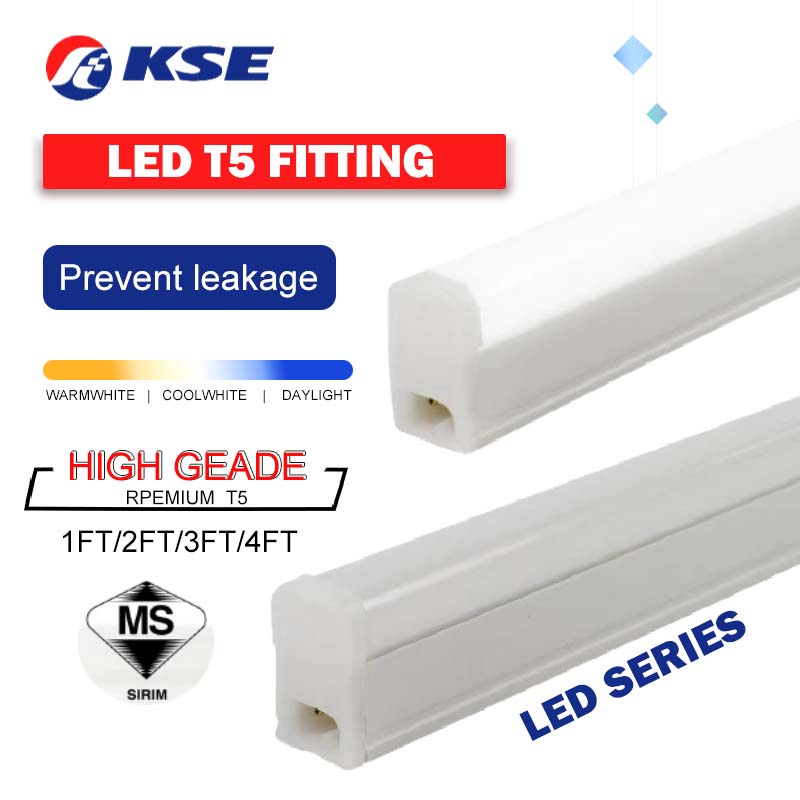 KSE SIRIM LED 3 PIN T5 Tube Light Wall Ceiling Strip LED Cabinet ...