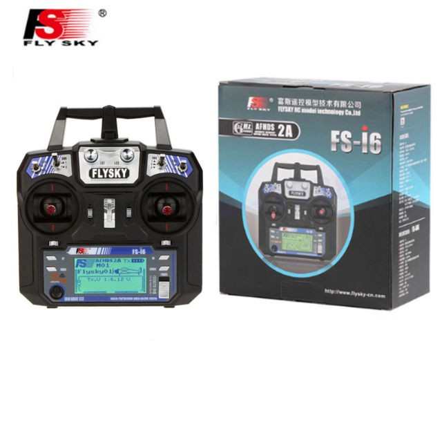 RC Flysky Fs i6 2.4G fixed wing multi-axis 6 channel remote control ...
