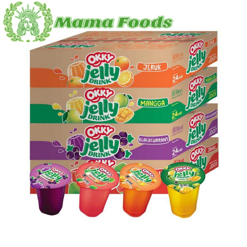 Okky Jelly Drink Flavor Jambu 150ml 1 Box Contents 24 Cups Agent ...