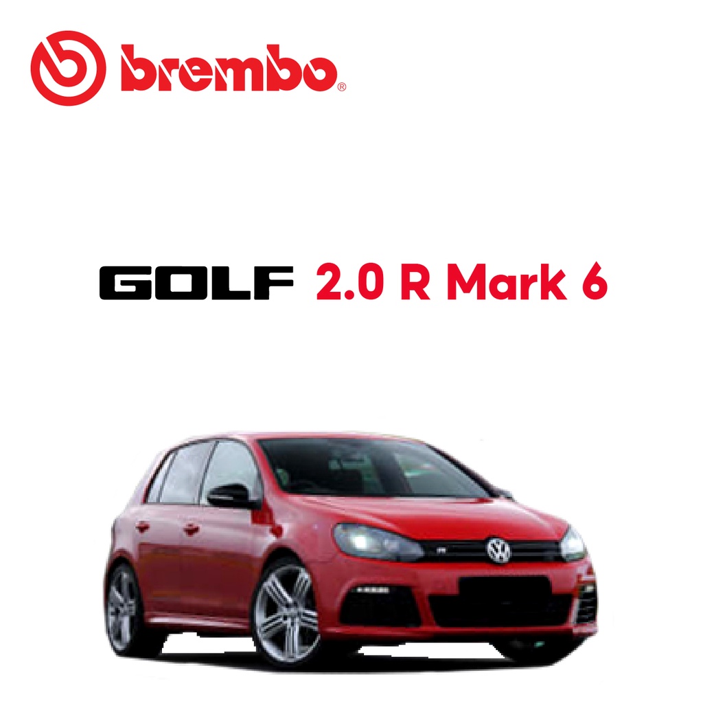 BREMBO Front Pads (1 set) - Compatible with VW Golf 2.0 GTI Mark 5 ...